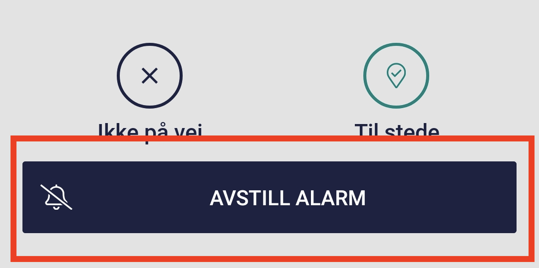 Avstille en alarm i Sensio Pocket – Sensio LEARN